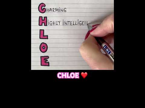 Meaning of the name CHLOE #meaning #name #chloe