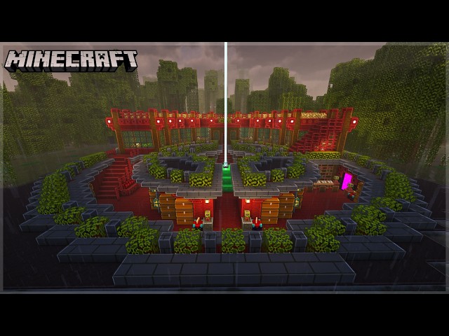 Minecraft: Large Underground Mangrove Swamp Base Minecraft Map