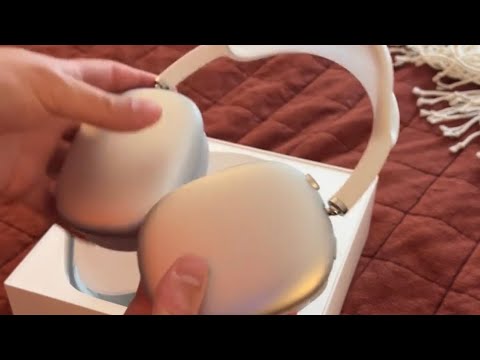 AirPods Max Silver ASMR Unboxing