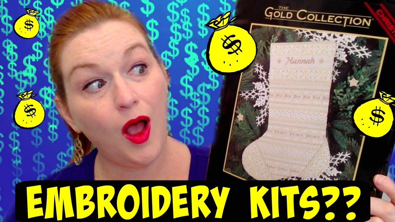 Big Money in Embroidery Kits Haul Tutorial, Listing & Shipping Tips How to Make Money Selling Online
