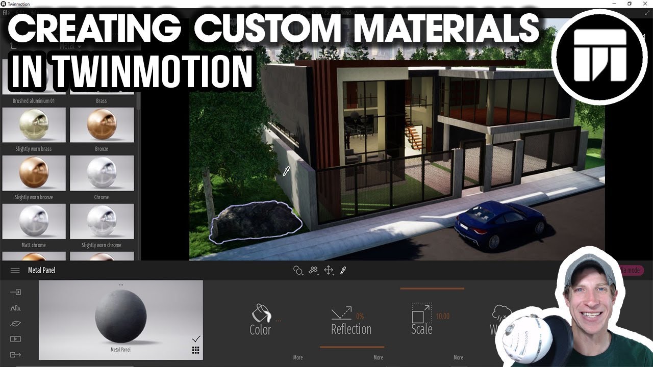 Getting Started RENDERING IN TWINMOTION (EP 6) - Creating CUSTOM MATERIALS AND TEXTURES
