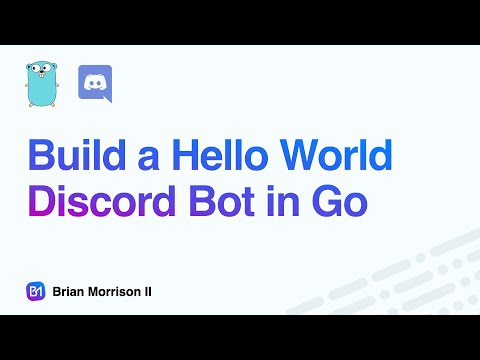Build a Hello World Discord Bot with Go! • #discord #coding #golangtutorial #golang