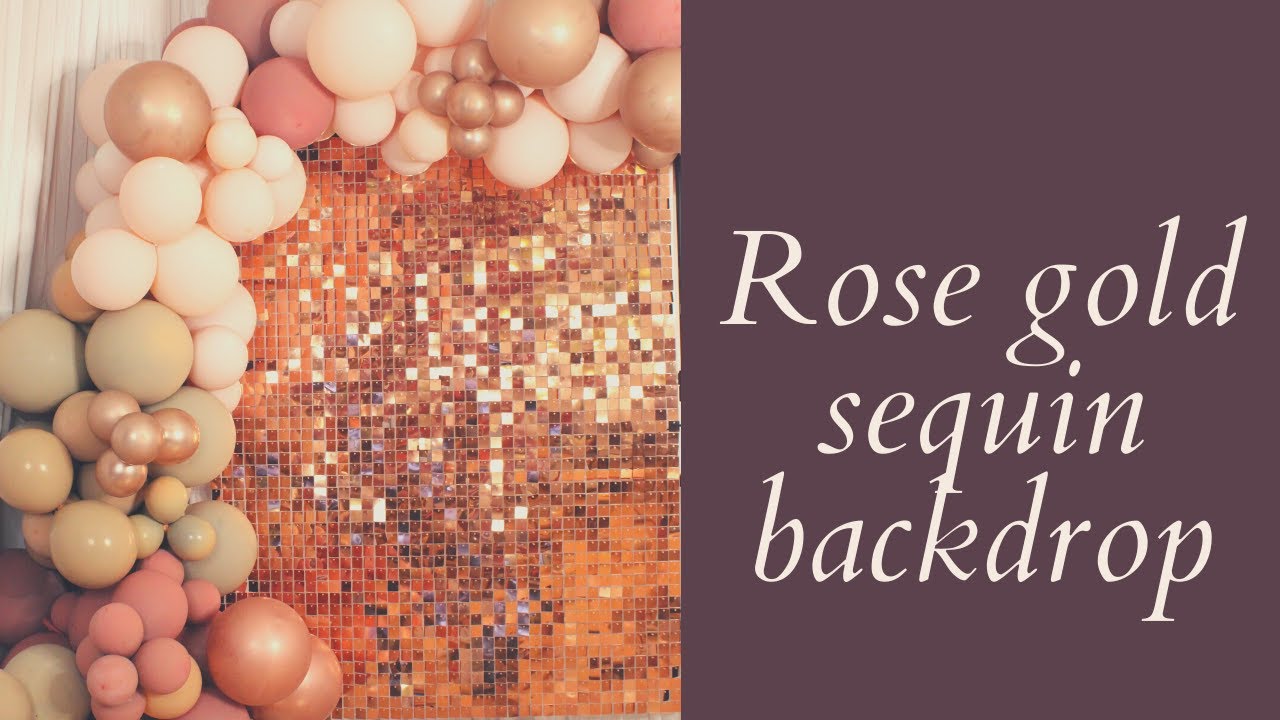 Prestige Event & Decor 2021 | Ubackdrop | best sequin mirror wall backdrop |  installation tutorial