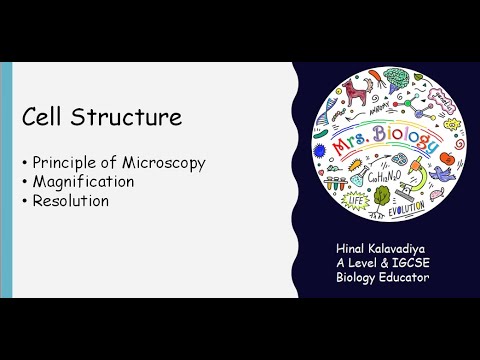 Cell Structure: Magnification and Resolution of microscope.