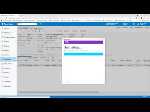 Payment on Invoice via ACH - Payment Processing