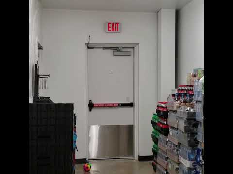 Emergency Exit Only Detex Alarm at Five Below