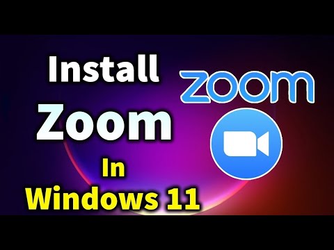 how to install zoom cloud meeting in pc window 7,8,10,11