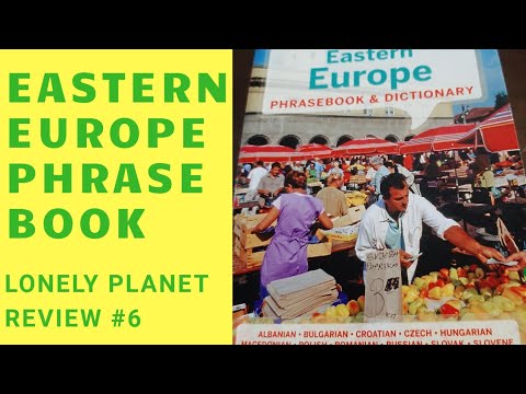 LONELY PLANET EASTERN EUROPE PHRASEBOOK REVIEW | PART SIX