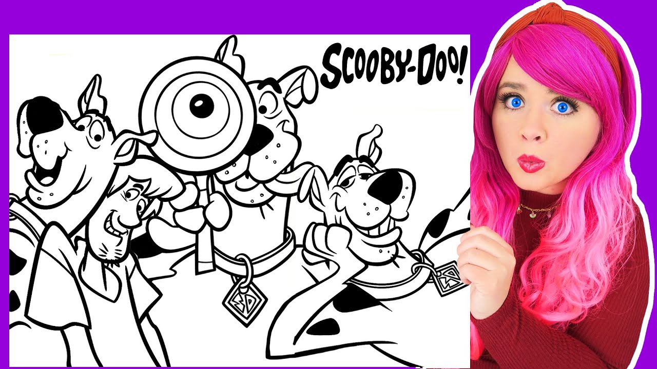 Coloring Scooby Doo & Shaggy GIANT Coloring Pages | Crayola Crayons