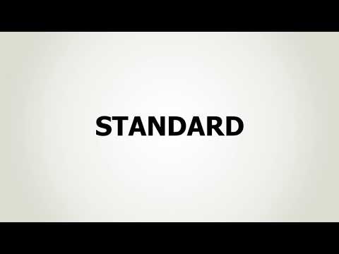 How to Pronounce Standard