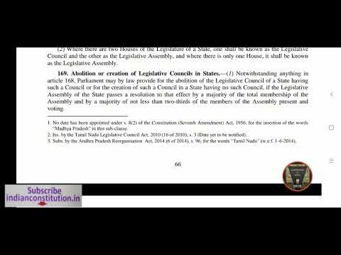 Article 169 of Indian Constitution