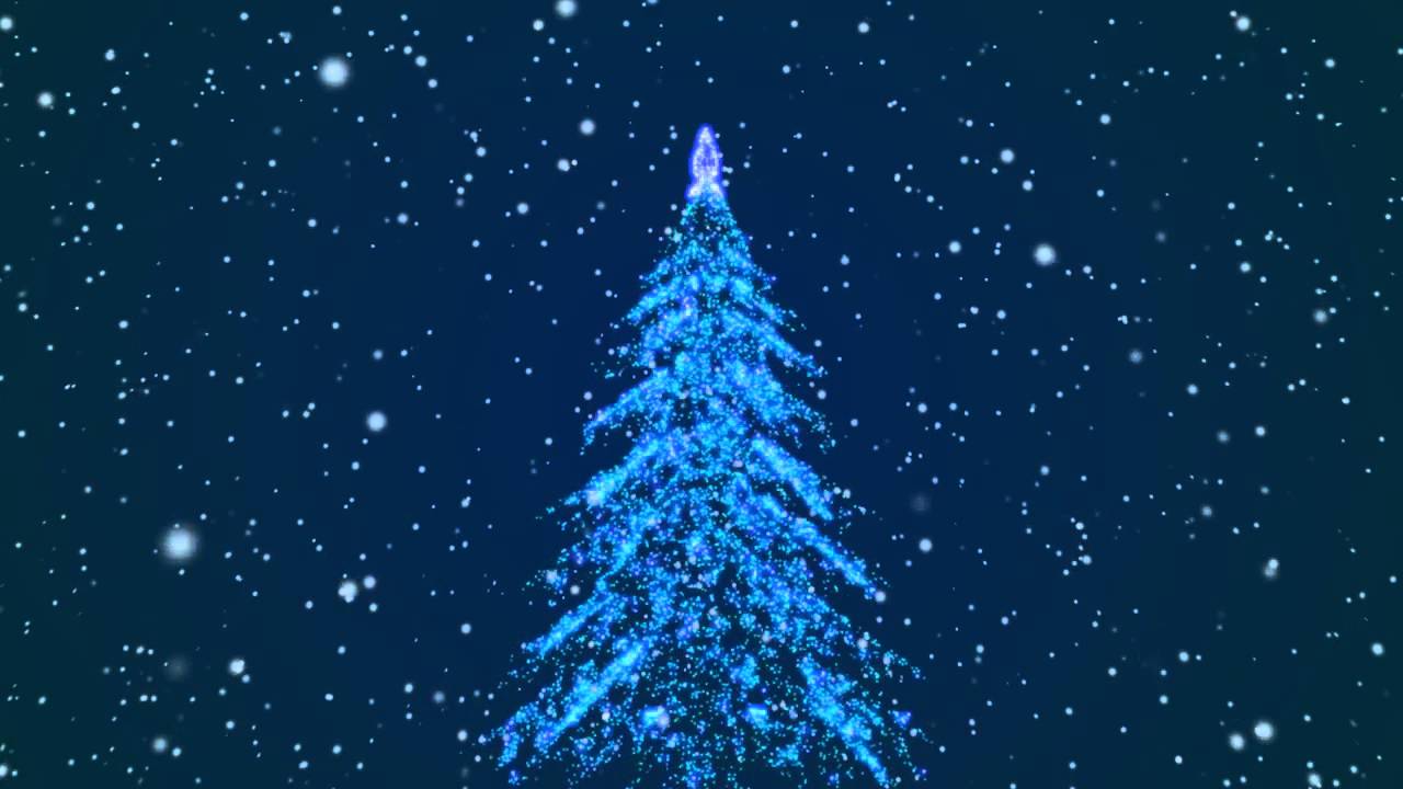 Free Christmas New Year Tree 3d Background Loop hd.