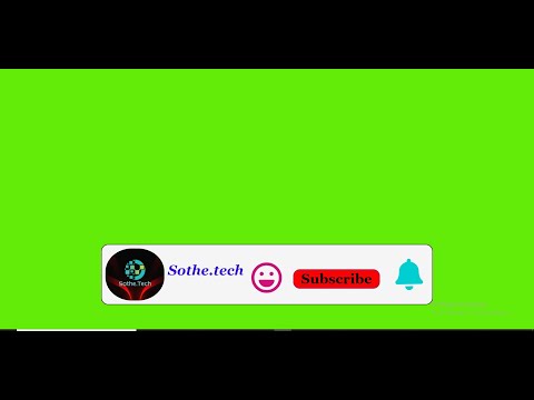 Make Animated green screen Subscribe button using HTML CSS and JS (animation Subscribe button)