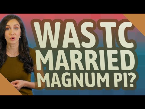 Was TC married Magnum PI?