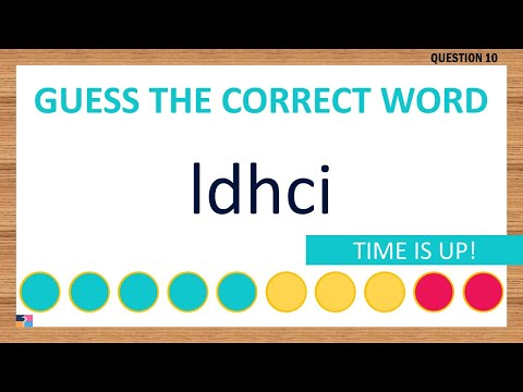 [Scrambled Word Game] Can You Unscramble These Words? 5 Letters