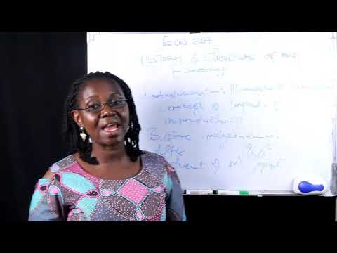 ECN 207 Industrialization; Manufacturing Sub sector