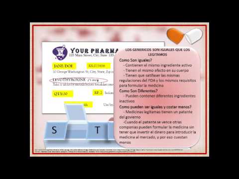 How to read your prescription label Spanish