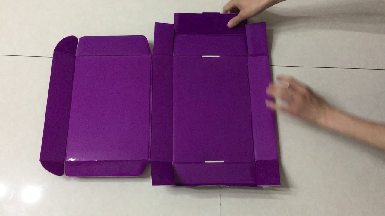custom made color print folding corrugated shipping box factory in China