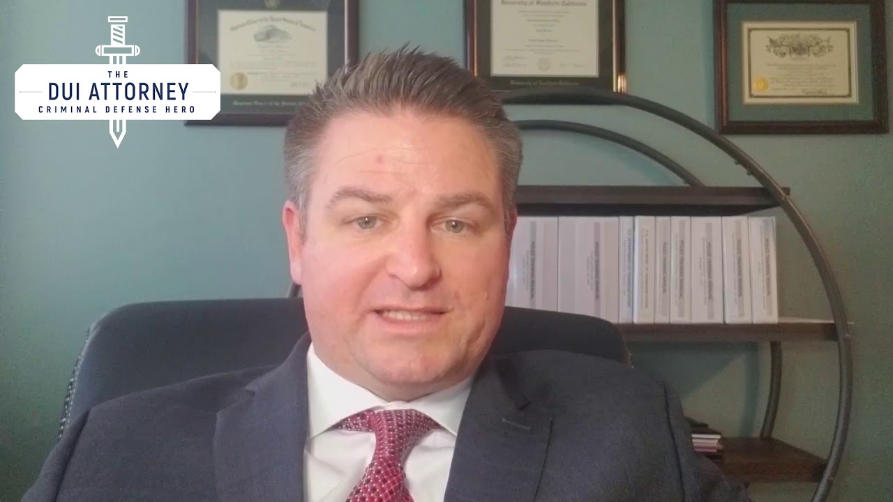 The California DUI Process by Don Hammond Criminal Defense Hero