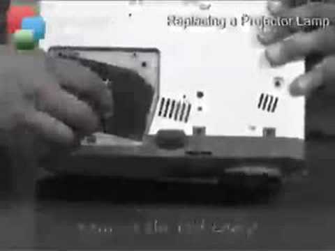 Replacing a Projector Lamp