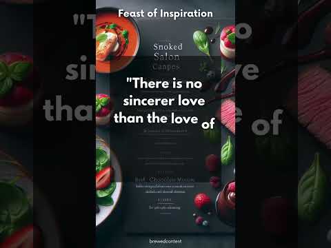 Feast of Inspiration A Collection of Food Quotes 3 #shorts #FoodQuotes #food
