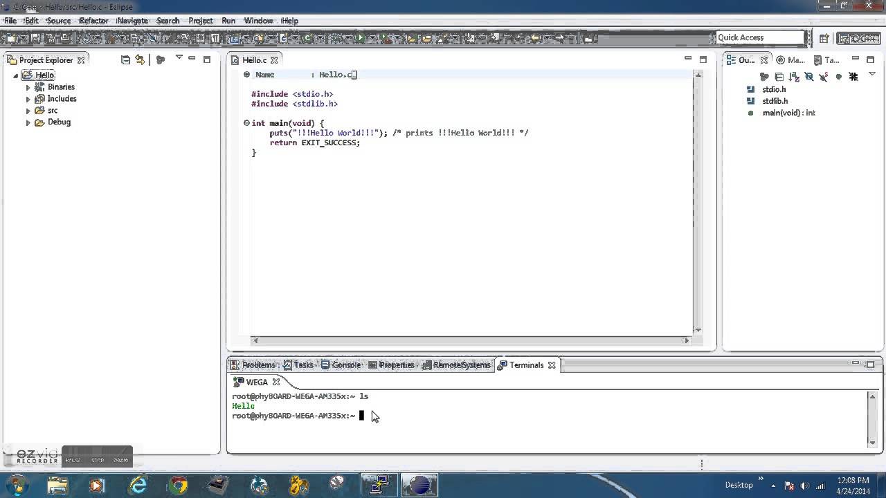 Cross Compilation for ARM in Eclipse