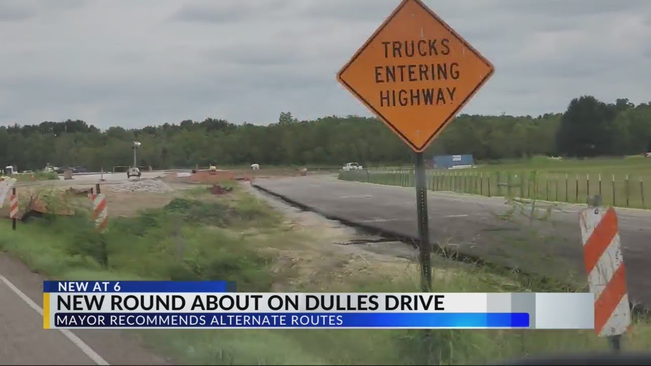 Roundabout construction in Scott