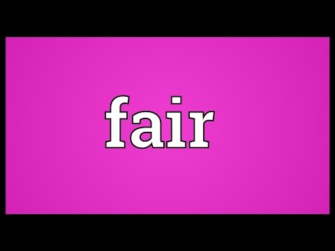 Fair Meaning