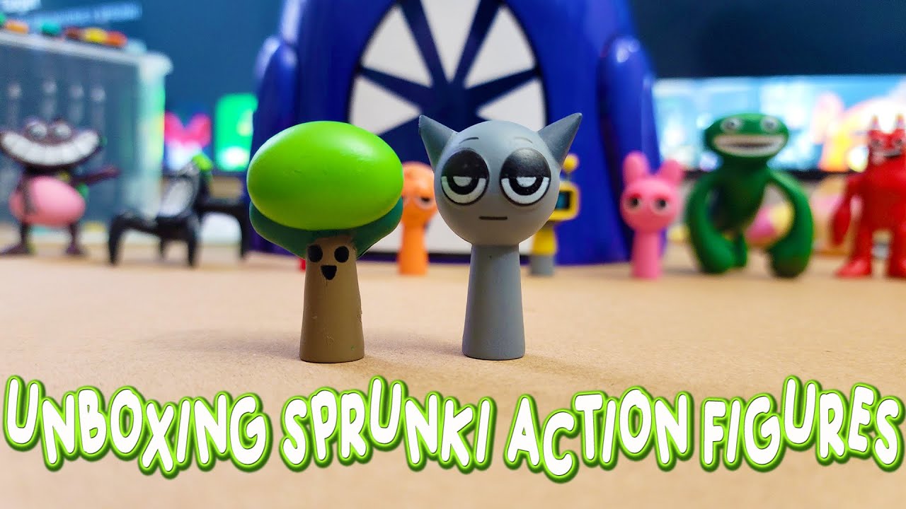 UNBOXING A SPRUNKI ACTION FIGURE TOY SET