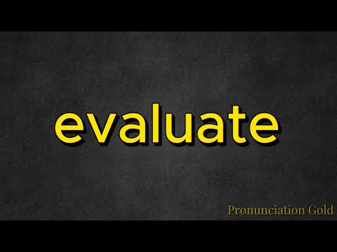 How to Pronounce Evaluate - Say it Correctly Every Time!