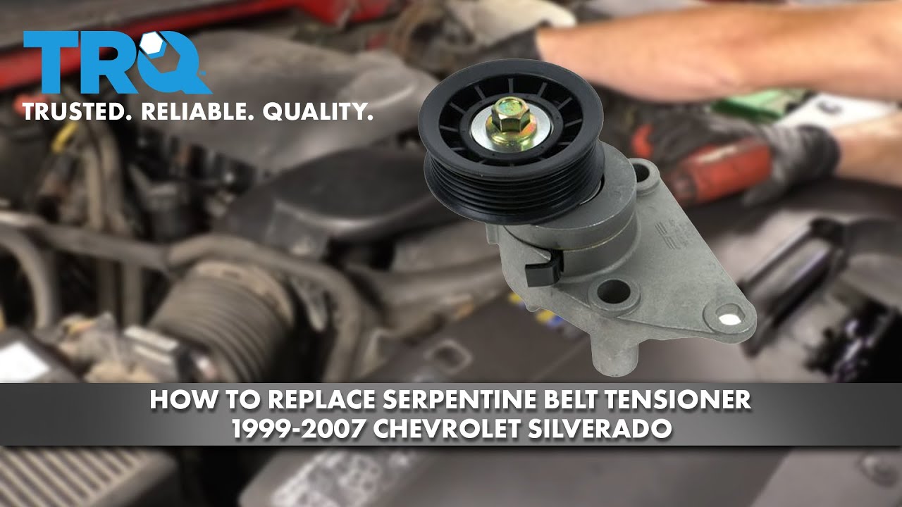 How to Replace Serpentine Belt Tensioner 1999-07 Chevy Silverado