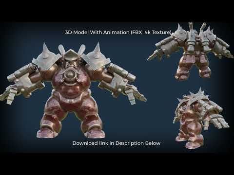 Free 3d Model Warrior Robot | Free 3d model Robot