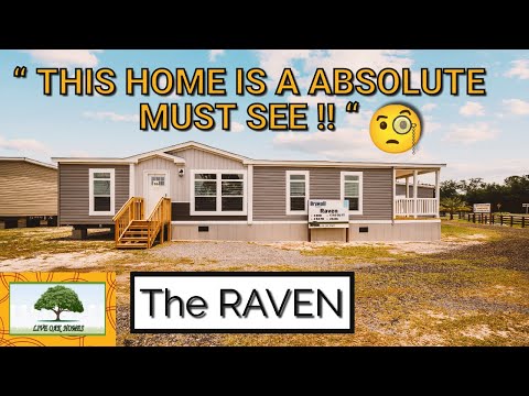 '' THIS HOME IS A ABSOLUTE MUST SEE !! " THE RAVEN BY LIVE OAK HOMES #manufacturedhome TOUR | DMHC |