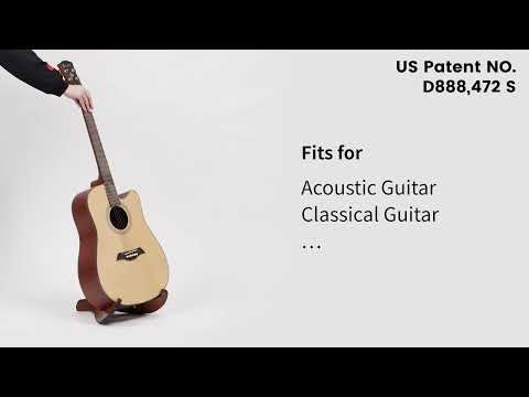 CAHAYA Universal Wooden Guitar Stand