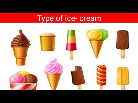 Type of ice-cream and their flavours name with pictures 🍦🍧🍨||