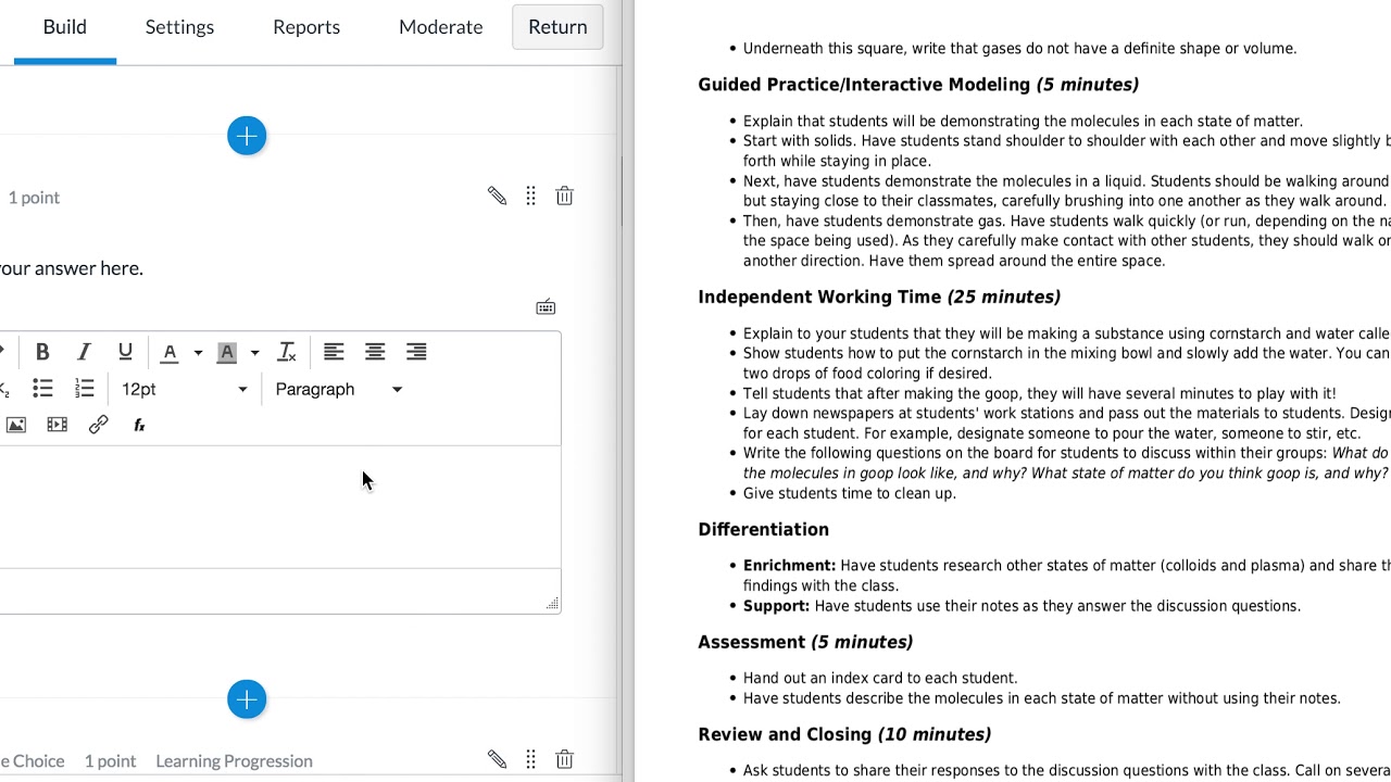Lesson Plan evaluation 2 Review