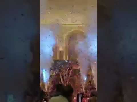 GROOM KISSING ON BRIDE'S FOREHEAD || RED ROSE PETALS CONFETTI || ROSE POPPER ||JAIMALA CEREMONY#love