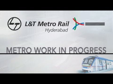 Metro Work in Progress - L&T Hyderabad Metro Rail