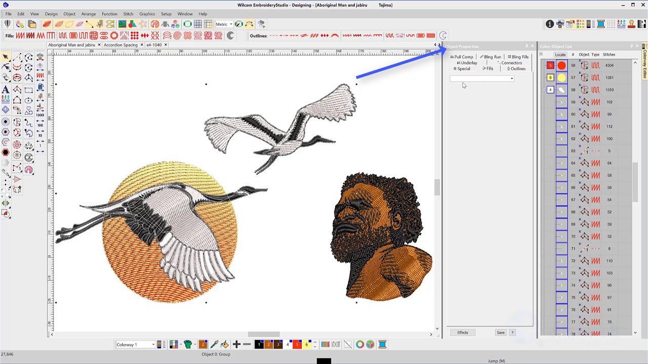 Embroidery Studio User Interface