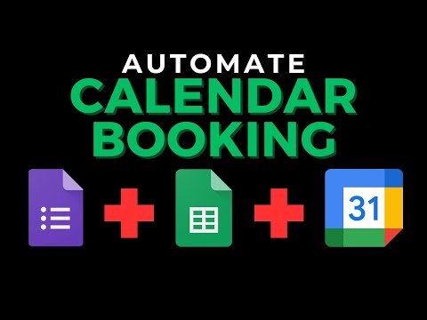 How to Build an Automatic Appointment Booking System (Google Sheets/Forms/Calendar)