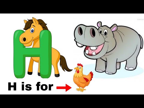 Words That Start With Latter H | Kids Learning Videos | Kids Learning Zone