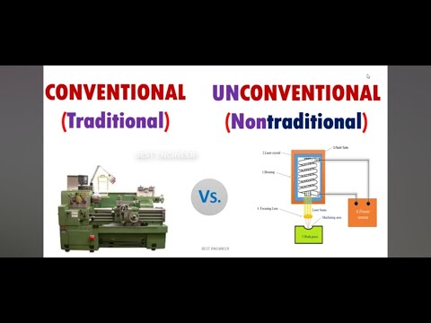 Difference between Conventional and Unconventional machining process