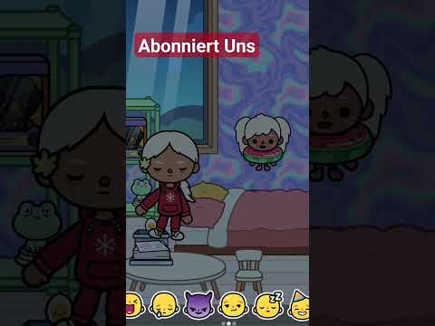Lisa springt abends im bett #tocaworld #tocaboca #tocabocastory