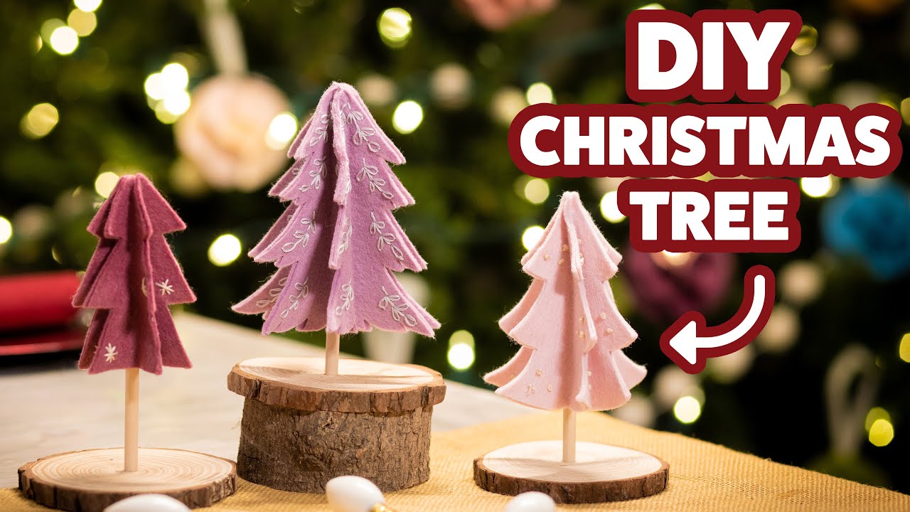 How To Make Adorable Mini Christmas Trees At Home!