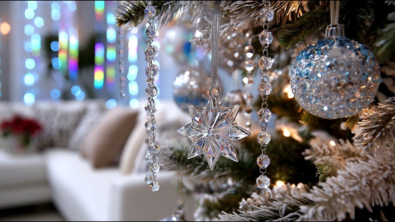20 Christmas Tree Decor Trends 2025: Luxurious Elegant Crystal & Metallic Accents