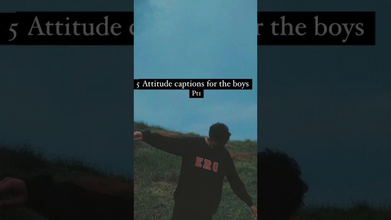 ATTITUDE CAPTIONS FOR BOYS👽🖤#aesthetic #caption #fyp #viral #trending