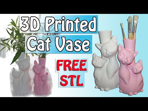 Cats Vase by Kalbo64 - Thingiverse