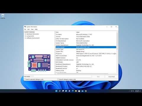 How to Find Motherboard Model on Windows 11