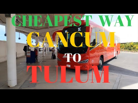 how to get to Tulum from Cancun Mexico airport .