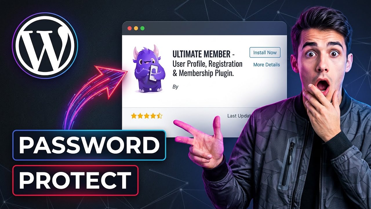 How to secure a WordPress site with user or password protection (Easiest Way)(2026 Guide)